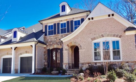 Brick Home Exteriors - North Georgia Brick